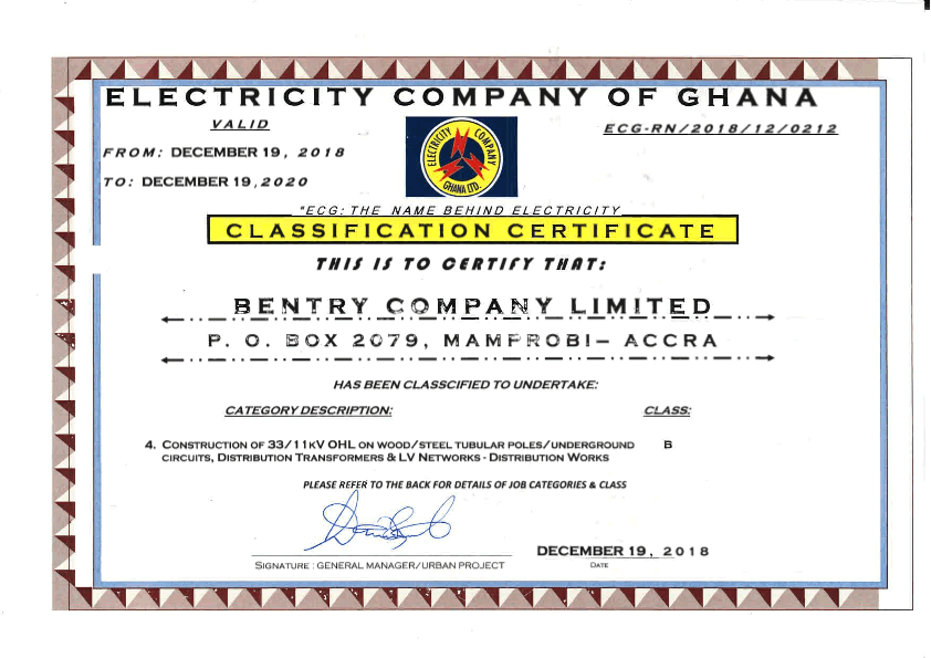 Bentry Company Limited - Vacancies